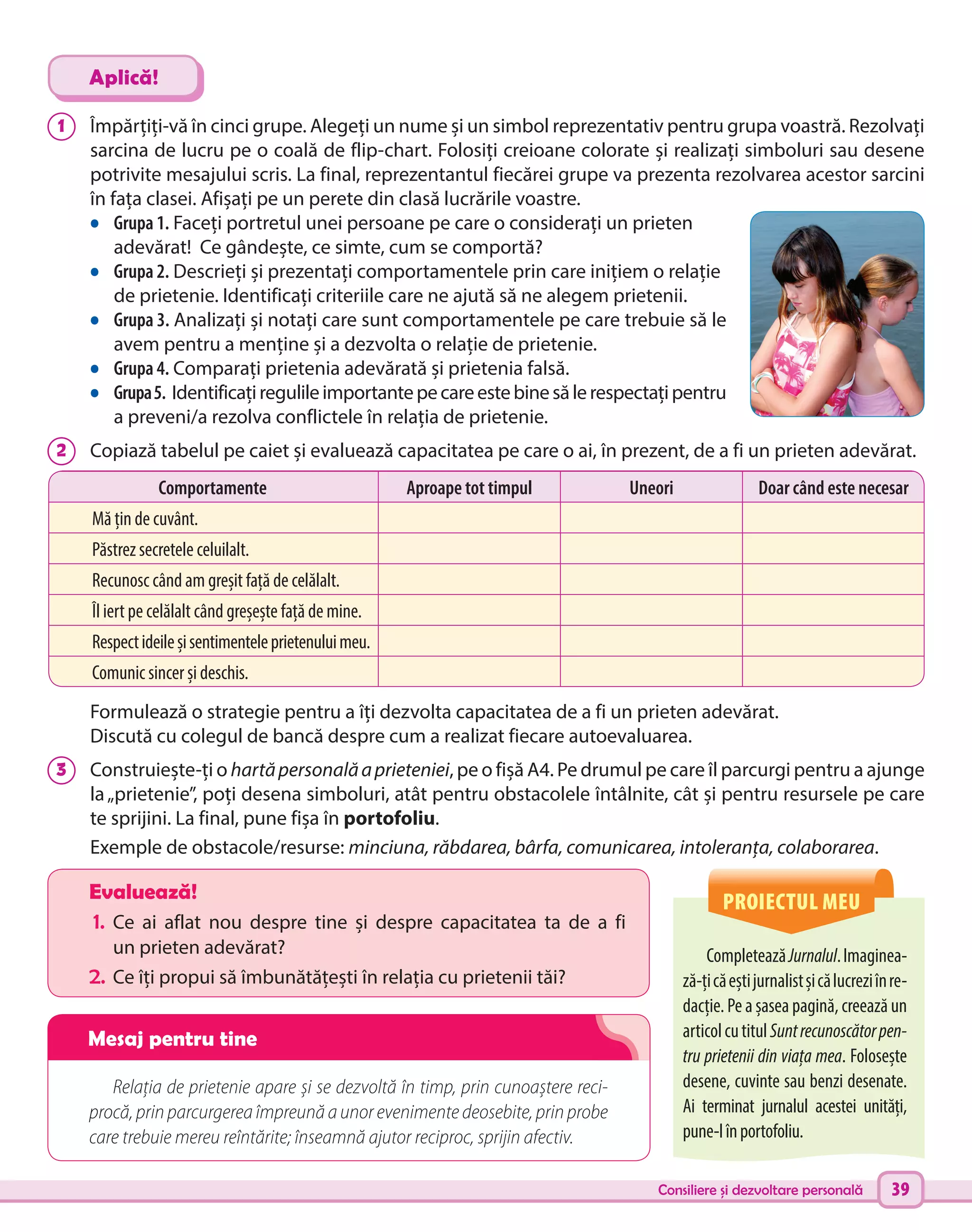 Manual dezvoltare personala cls a v-a | PDF