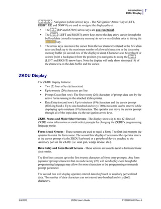 KDU Zebra - Manual do Dispositivo | PDF