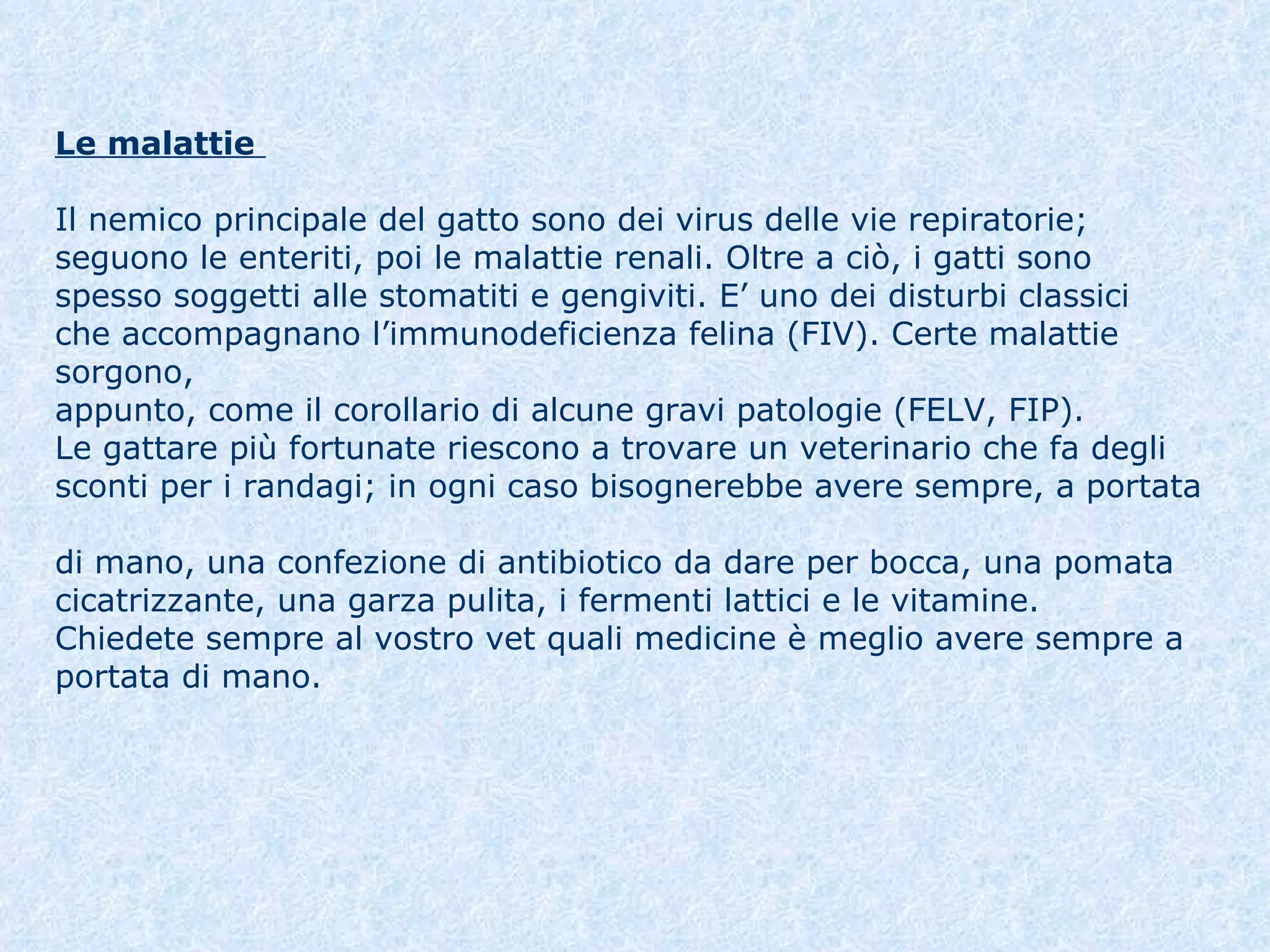 Manuale Del Gatto | PPT