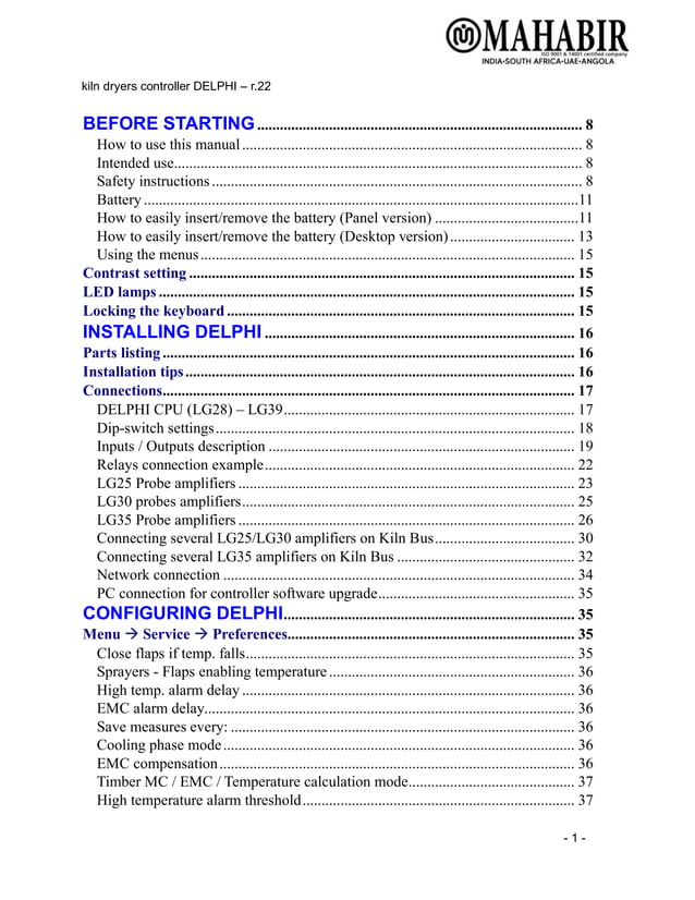 Kiln Manual Delphi_Inglese.PDF
