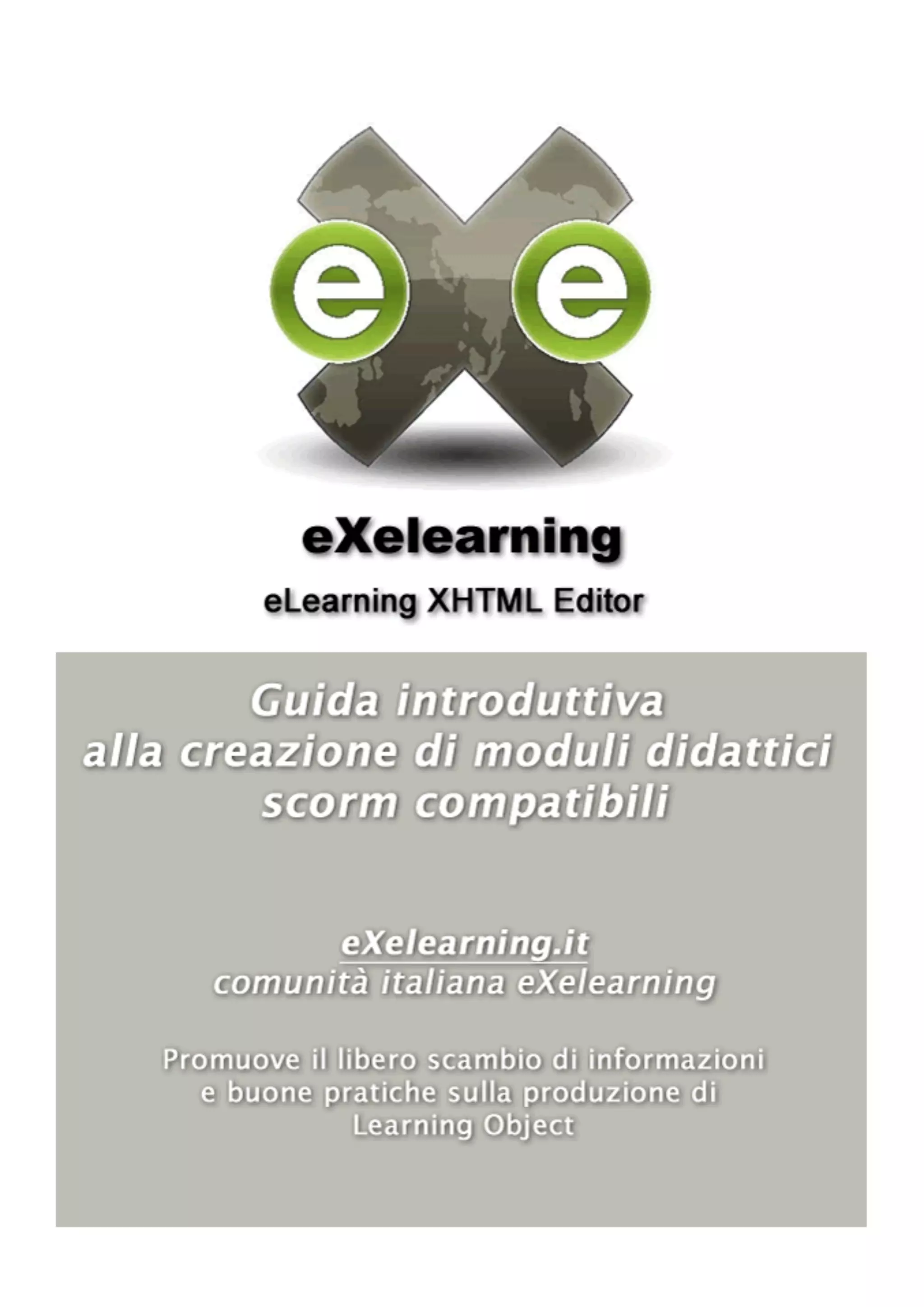 Manuale introduttivo eXelearning | PDF