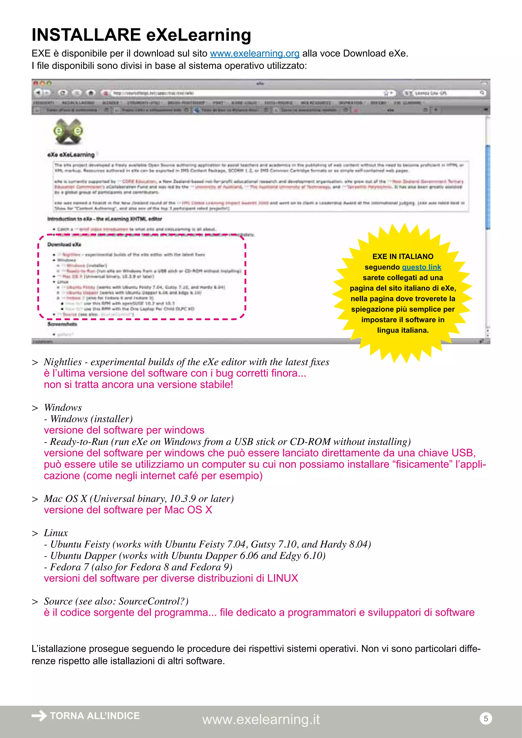 Manuale introduttivo eXelearning | PDF