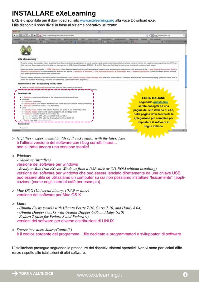 Manuale introduttivo eXelearning | PDF