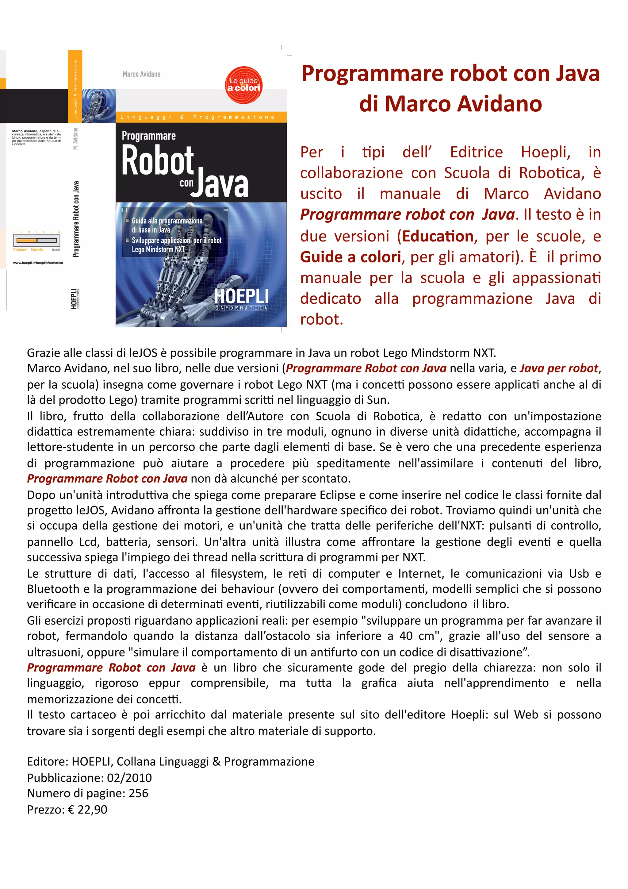 Manuale Java X Robot | PDF