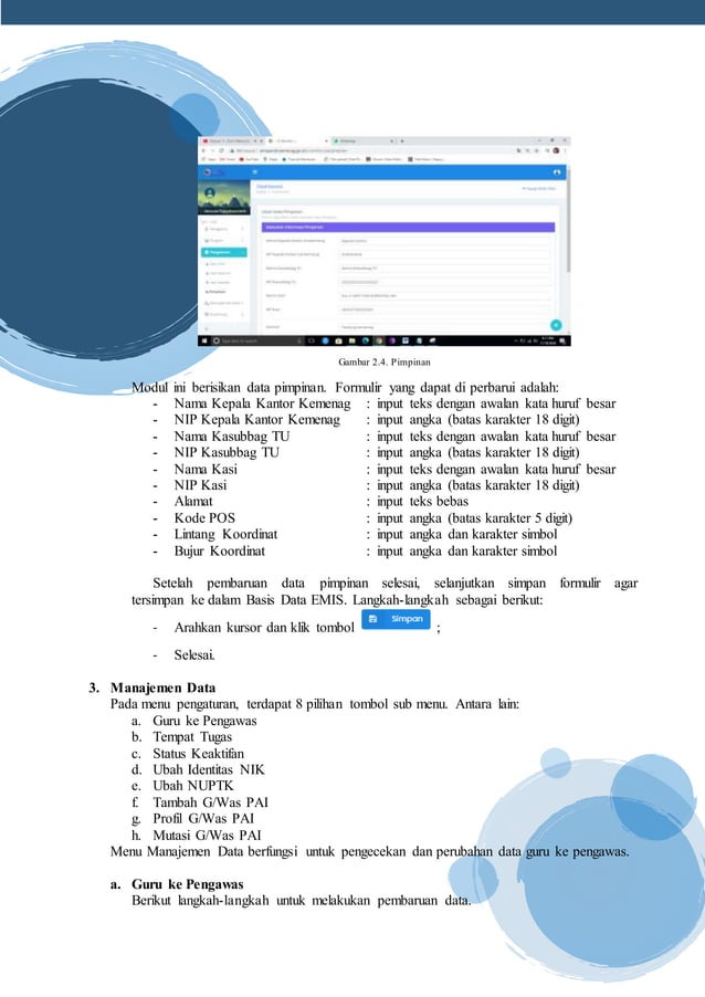 Manual EMIS Monitor PAI 2020-2021 | DOCX