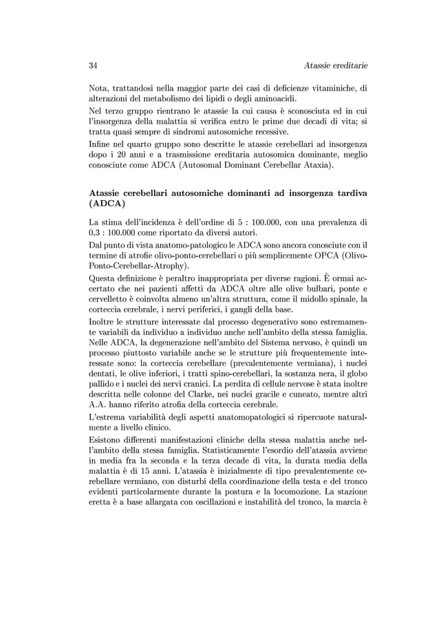 Manuale paziente atassico | PDF