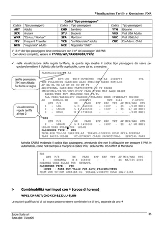Manuale Sabre base | PDF