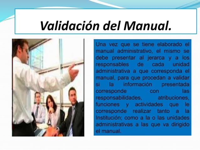 Manuales administrativos | PPTX