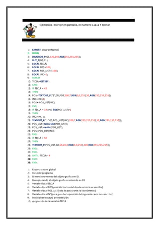 Manual escribir en pantalla (autoguardado) | DOCX | Programming ...