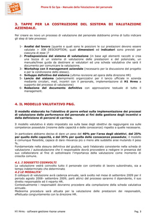 Manuale Valutazione Performance | PDF