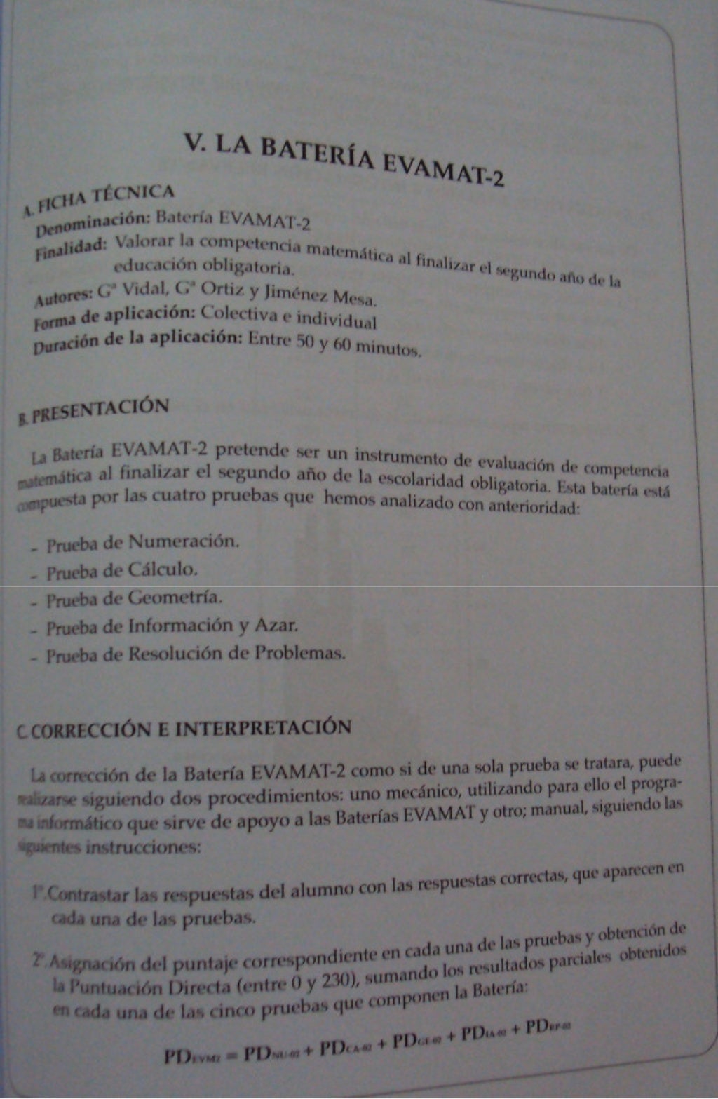 Manual evamat vol.1 Manual evamat vol.1