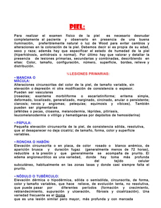 Manual examen fisico | DOC