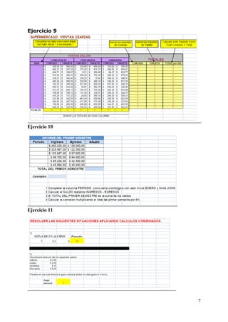 Manual excel basico y practicas | PDF