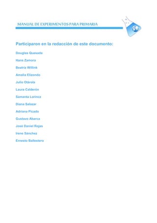 Manual experimentos completo | PDF