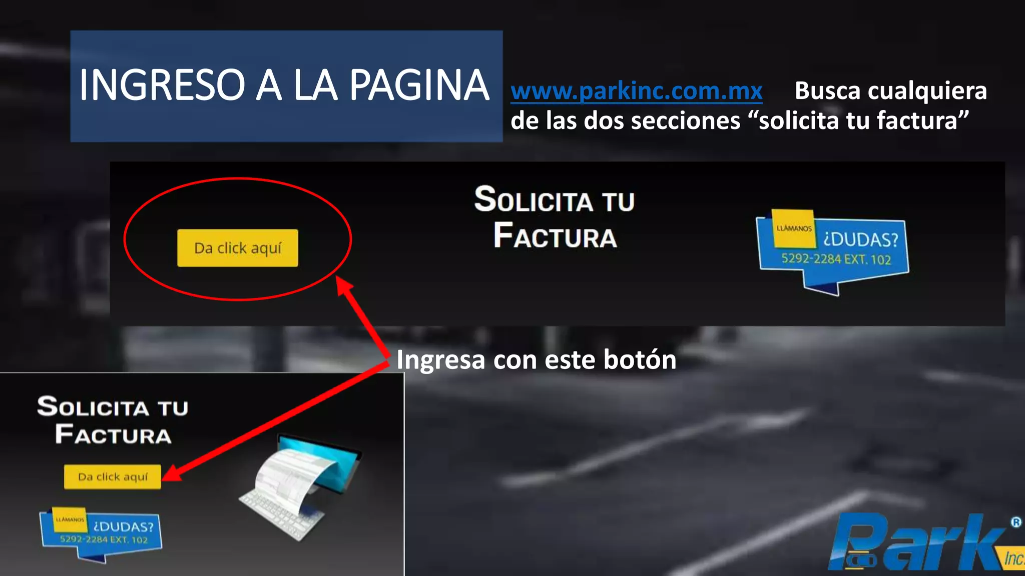 Manual facturacion ipark | PPTX