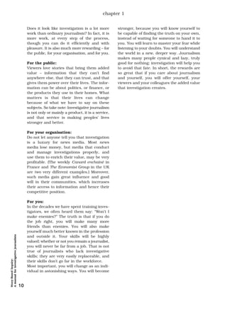 Manual for investigative journalism | PDF
