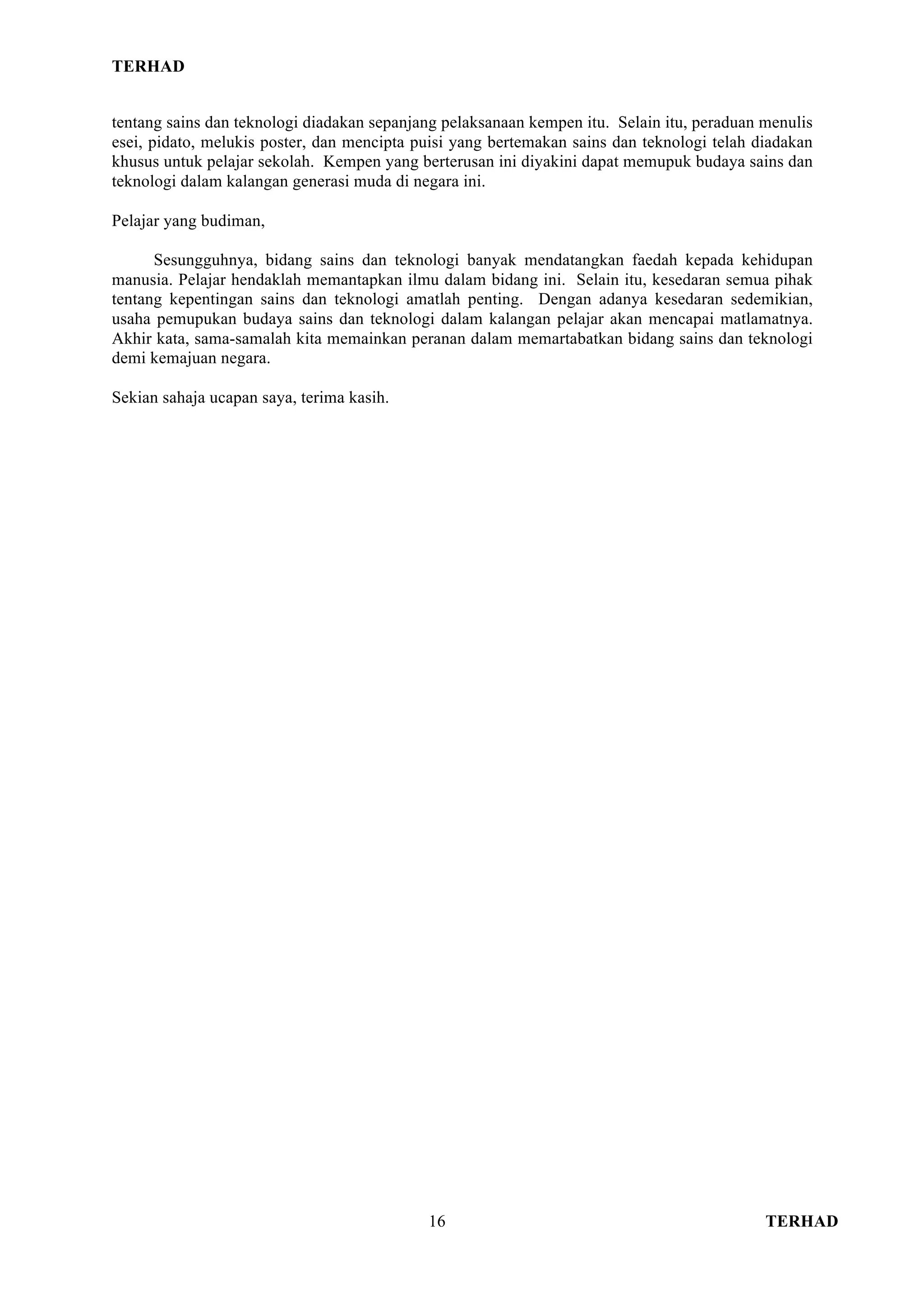 Manual format dan contoh penulisan esei berformat | PDF