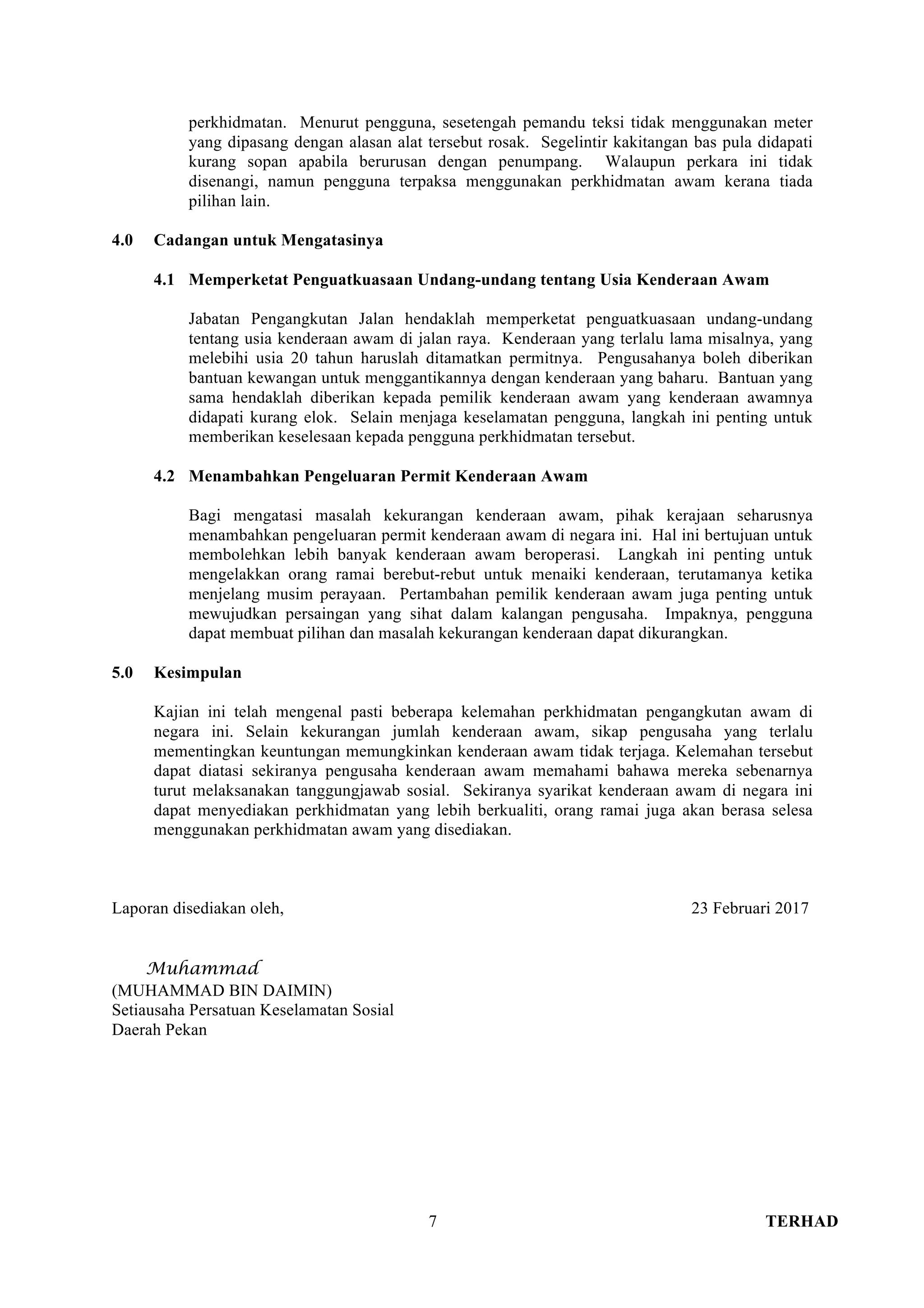 Manual format dan contoh penulisan esei berformat | PDF