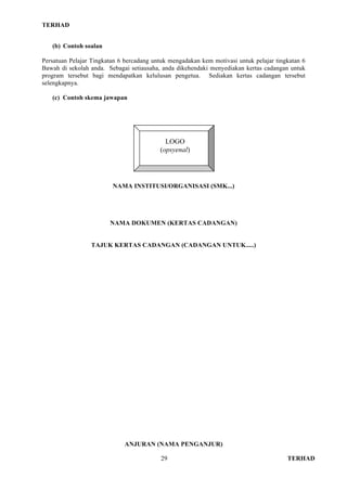 Manual format dan contoh penulisan esei berformat | PDF