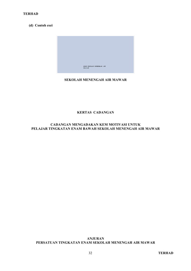 Manual format dan contoh penulisan esei berformat | PDF