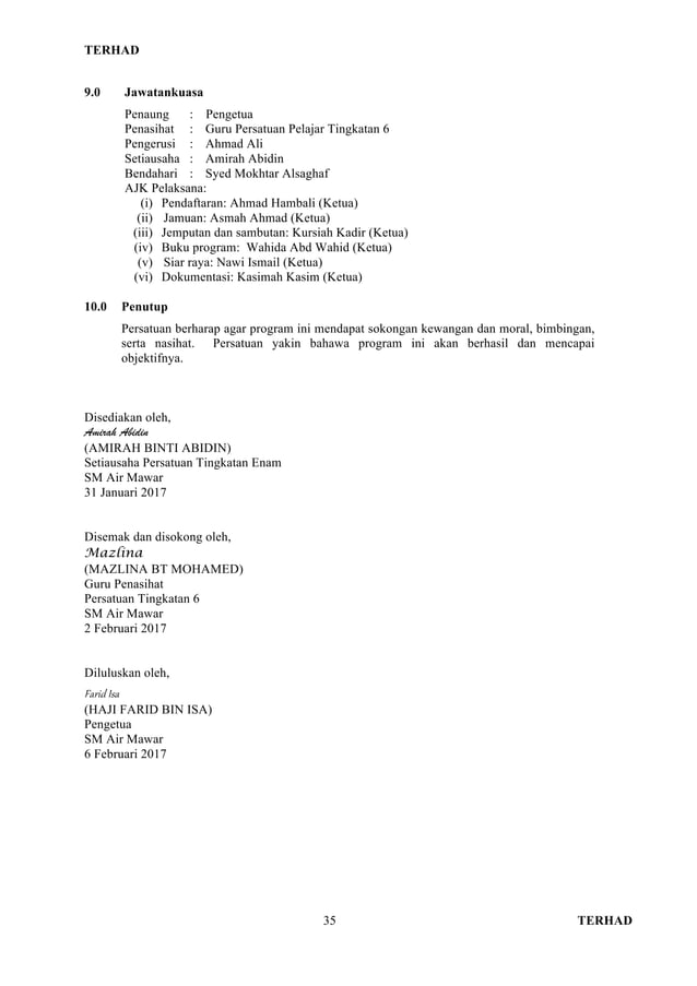 Manual format dan contoh penulisan esei berformat | PDF