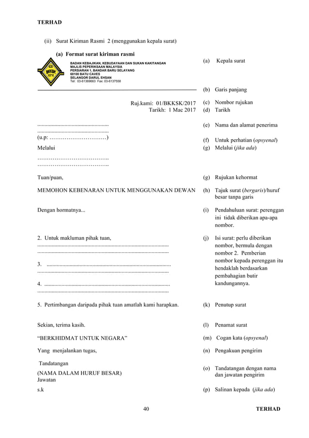 Manual format dan contoh penulisan esei berformat | PDF
