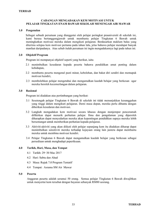 Manual format dan contoh penulisan esei berformat bm p2 2017 | PDF