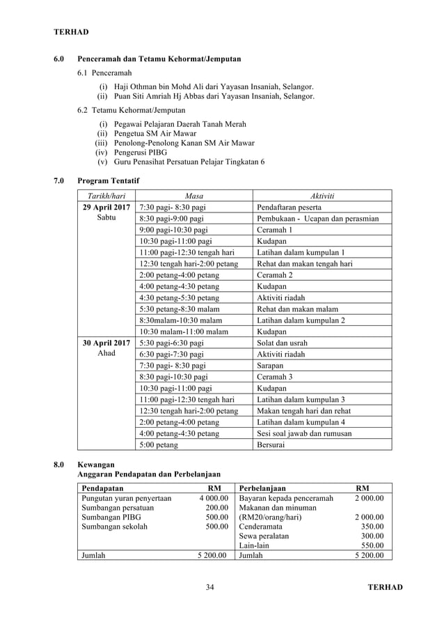 Manual format dan contoh penulisan esei berformat bm p2 2017 | PDF