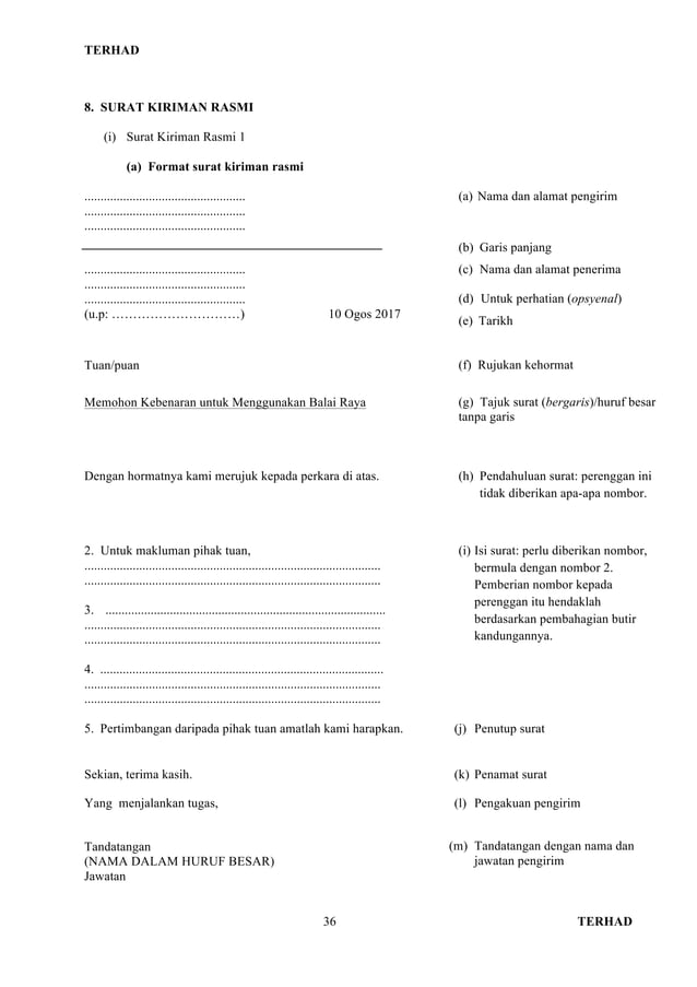 Manual format dan contoh penulisan esei berformat bm p2 2017 | PDF