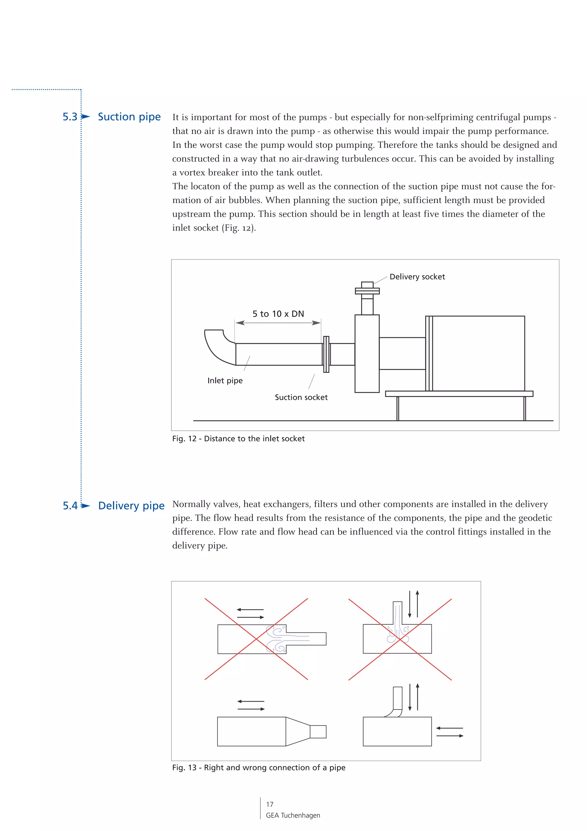 Manual for the design of pipe systems and pumps | PDF