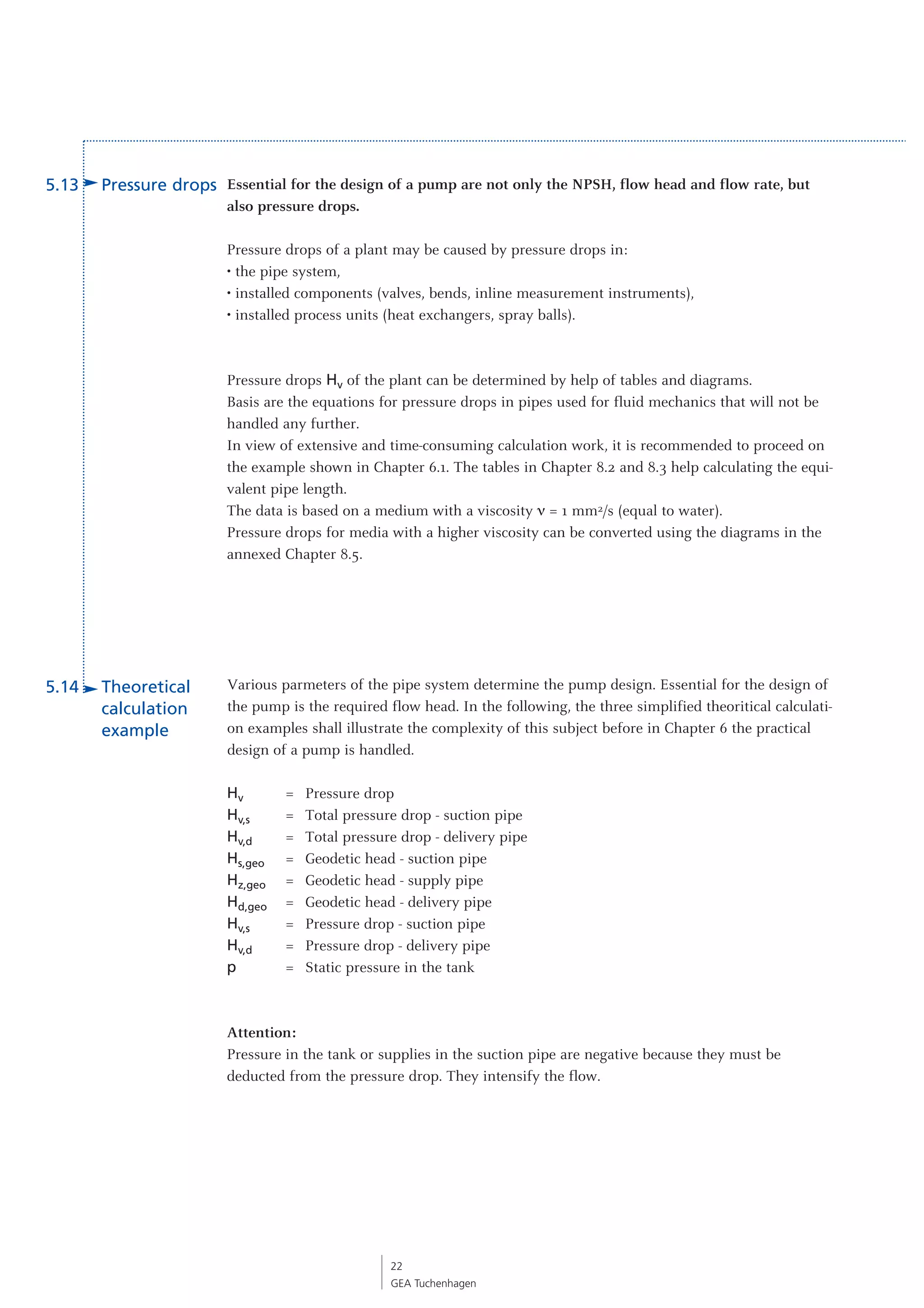 Manual for the design of pipe systems and pumps | PDF