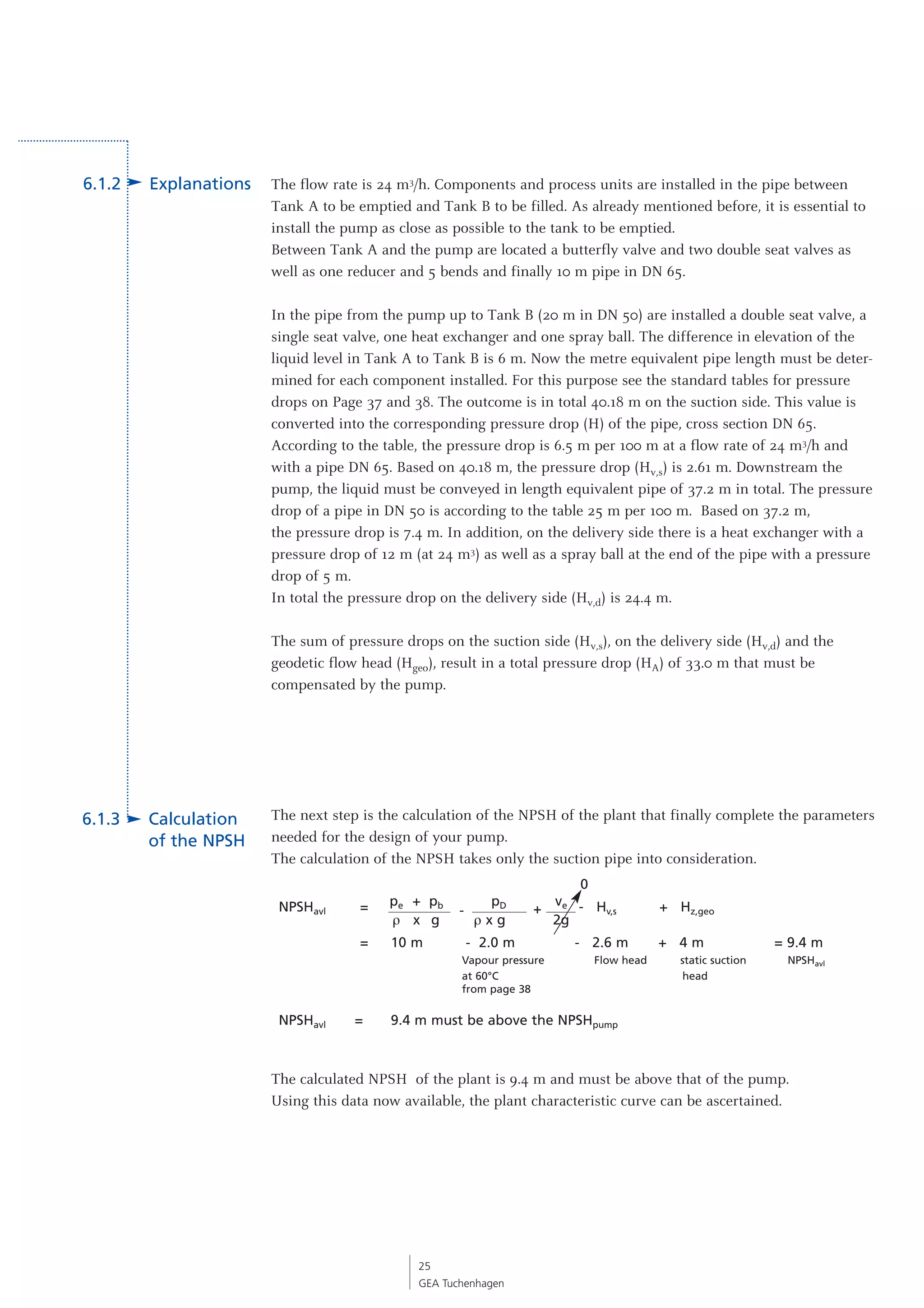 Manual for the design of pipe systems and pumps | PDF