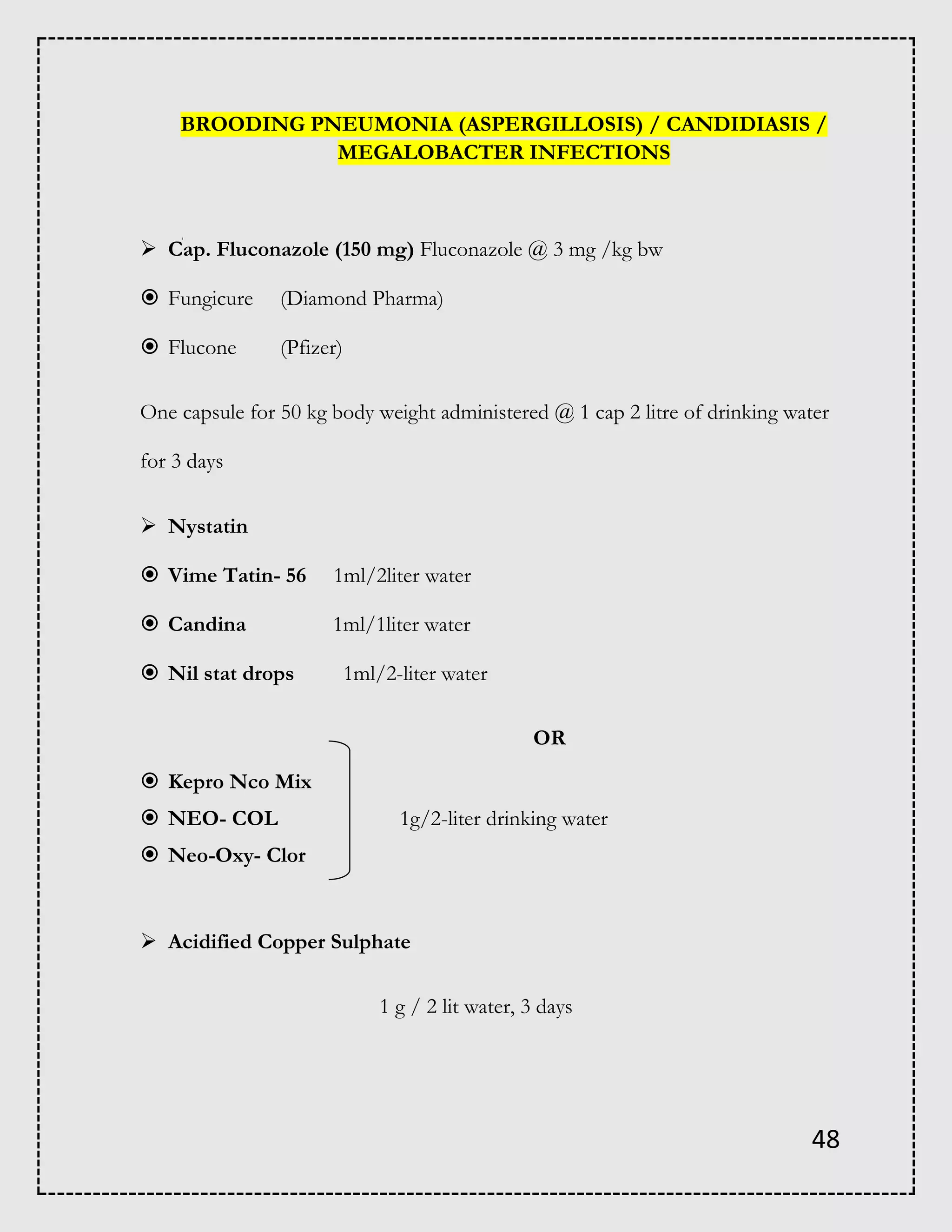 Manual for the treatment of poultry disease | PDF
