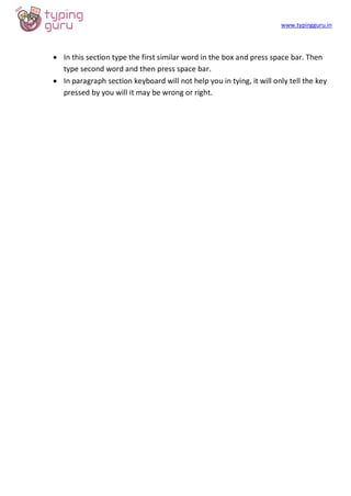 Manual for typing tutor for punjabi raavi font | PDF