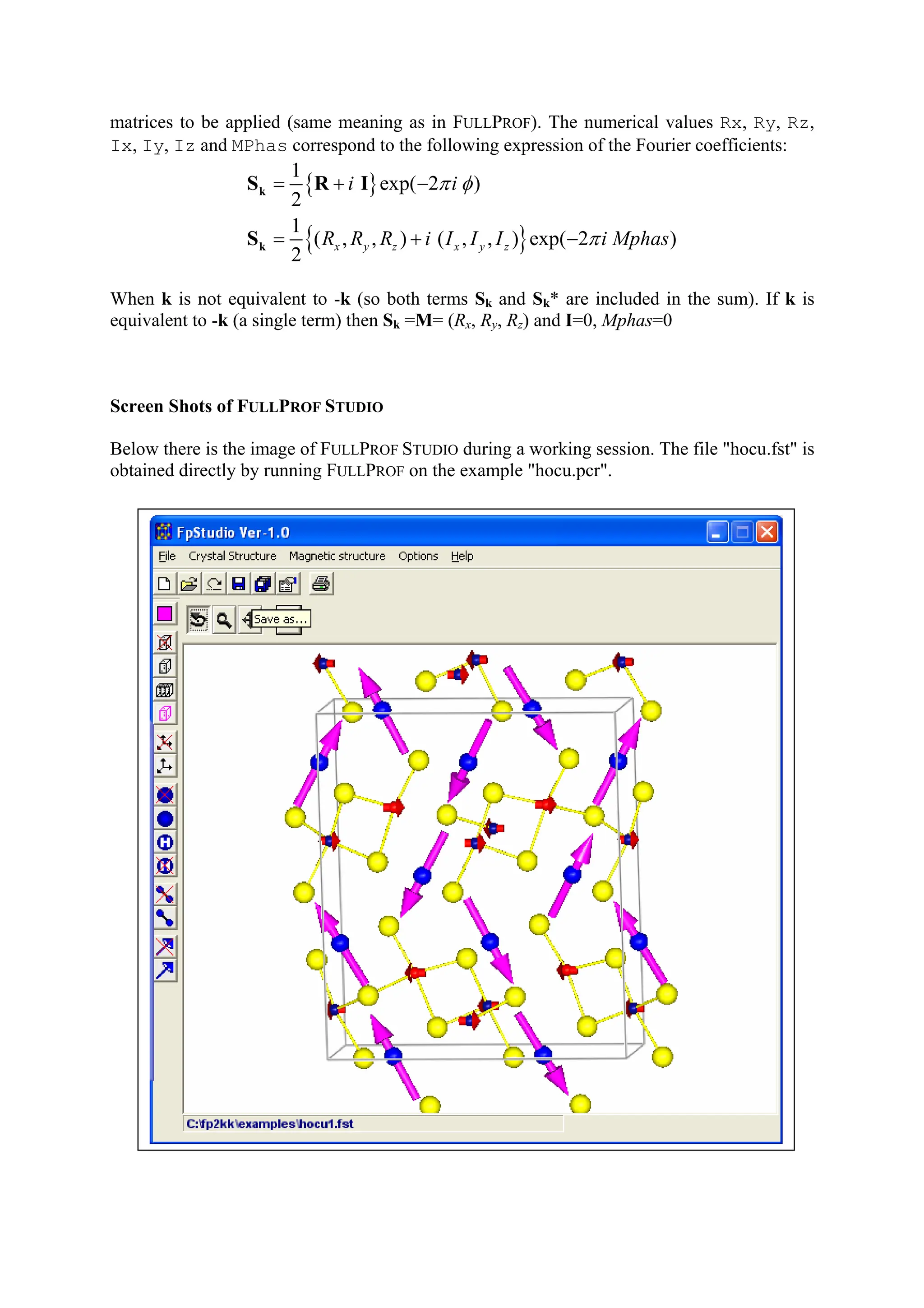 Manual_FullProf_Studio for rietveld refinement | PDF