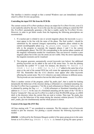 Manual_FullProf_Studio for rietveld refinement | PDF