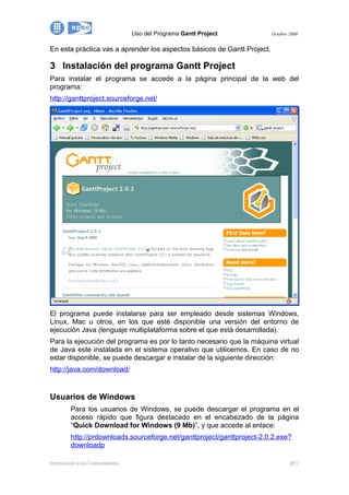 Manual ganttproject | DOC