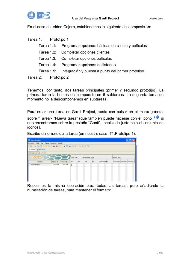 Manual de ganttproject - rightnoble