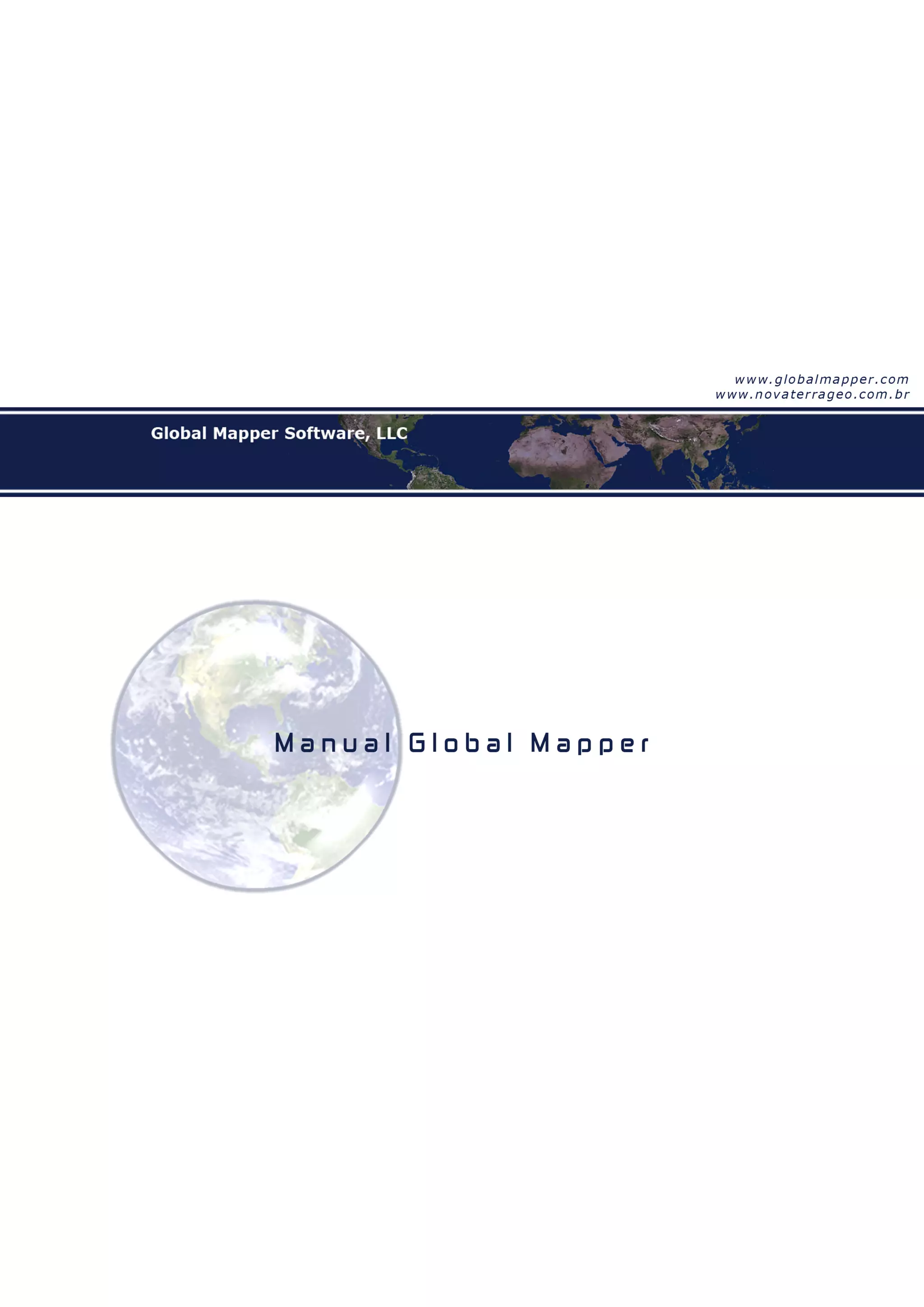 Manual global mapper | PDF