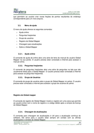 Manual global mapper | PDF