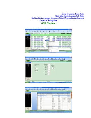 Manual gm2 machine | PDF