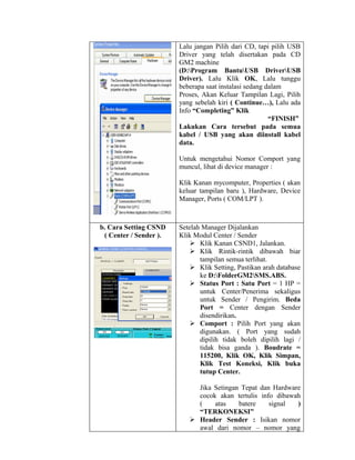 Manual gm2 machine | PDF