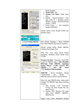 Manual gm2 machine | PDF