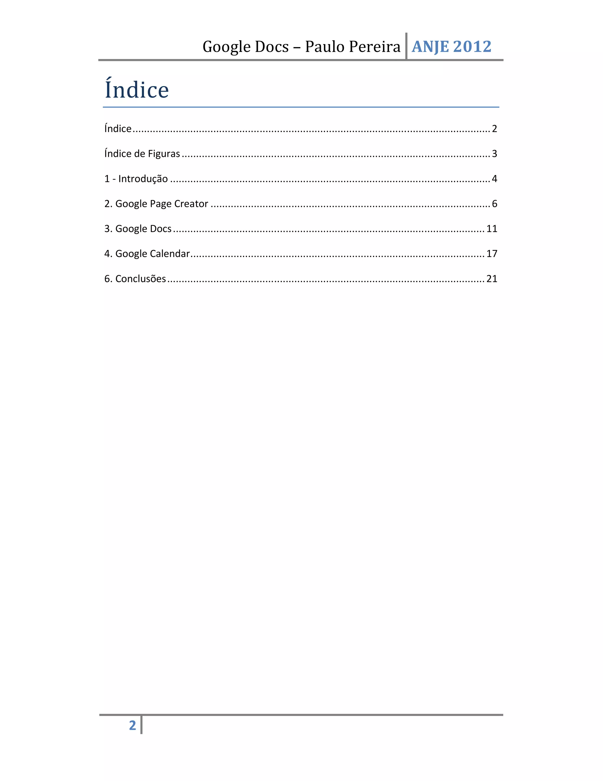 Manual google docs | PDF