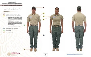 MANUAL GRAFICO PARA EL USO DE UNIFORMES, DIVISAS Y EQUIPO DEL EJTO. Y ...