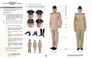 MANUAL GRAFICO PARA EL USO DE UNIFORMES, DIVISAS Y EQUIPO DEL EJTO. Y ...