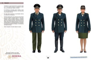 MANUAL GRAFICO PARA EL USO DE UNIFORMES, DIVISAS Y EQUIPO DEL EJTO. Y ...
