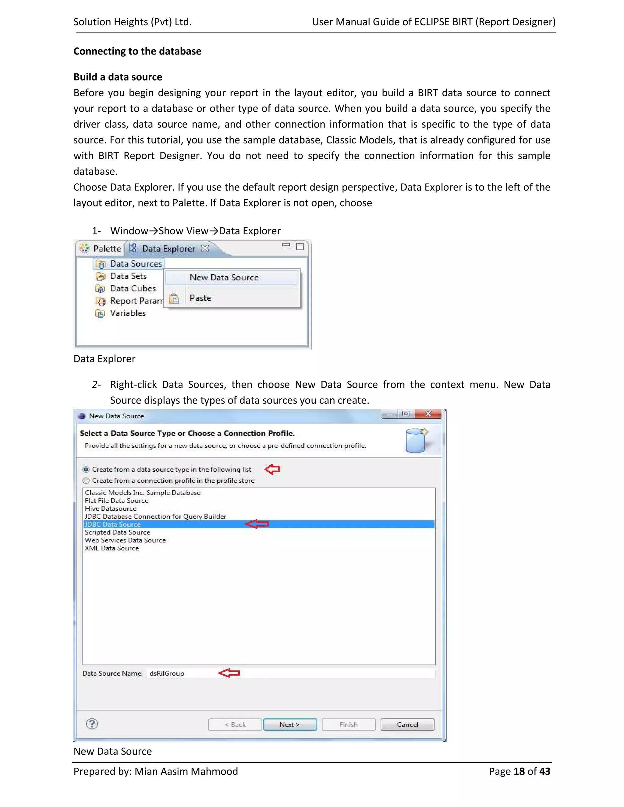 Manual & guide_for_birt_eclipse_report designer | PDF