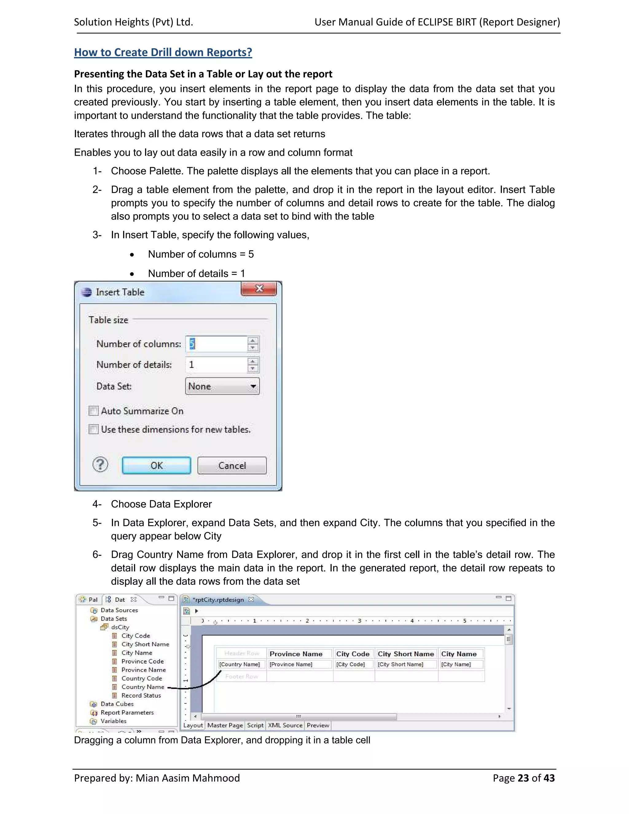 Manual & guide_for_birt_eclipse_report designer | PDF