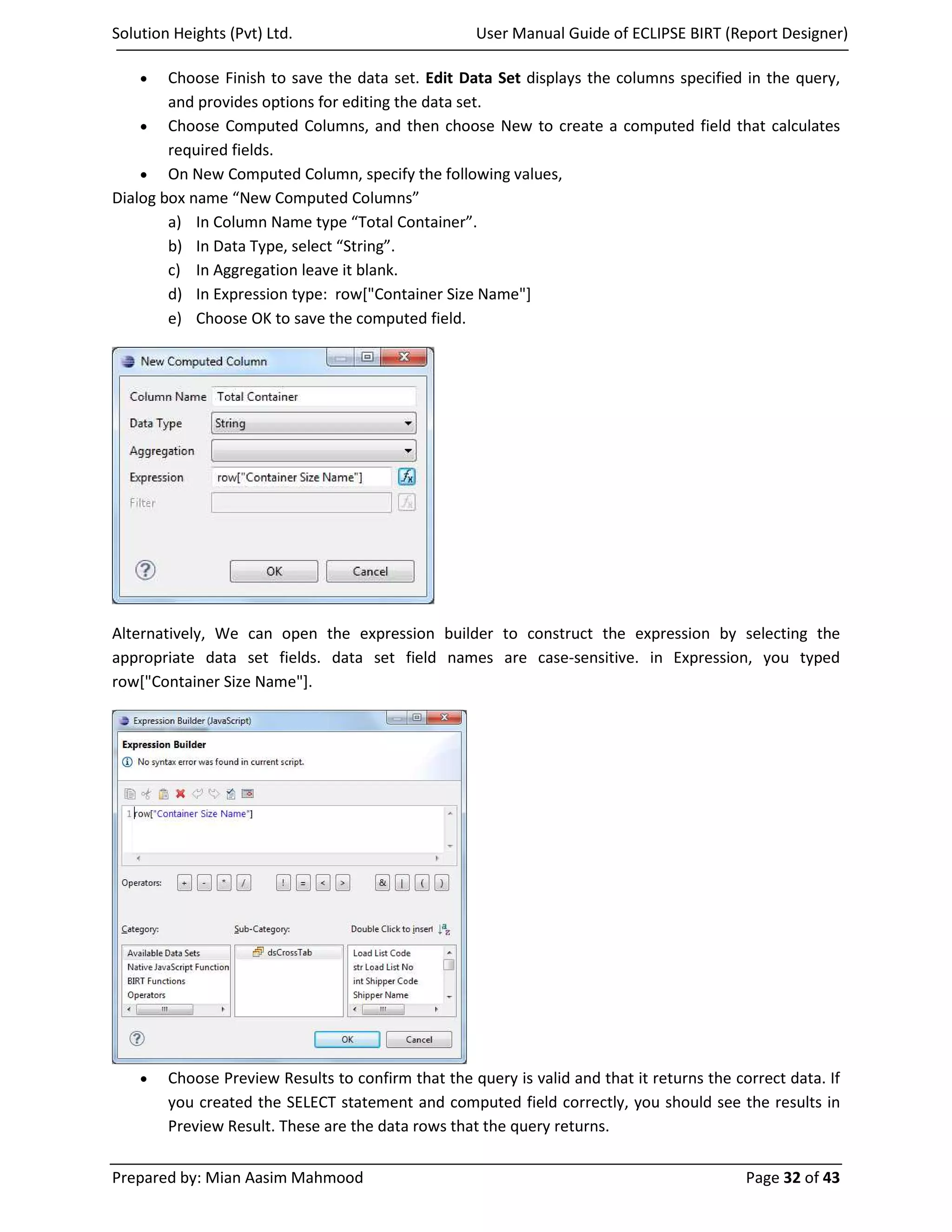 Manual & guide_for_birt_eclipse_report designer | PDF